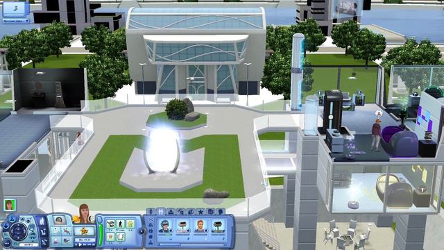 Симс 3. Симорама #4. Скучная серия