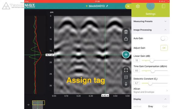 05 Tutorial Proceq GPR Live - Object tagging and depth calibration