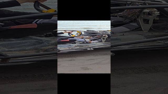 На багги по берегу Каспия.