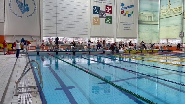 Дайвинг - подъем груза 50 м., Юниорки, сильнейший заплыв.