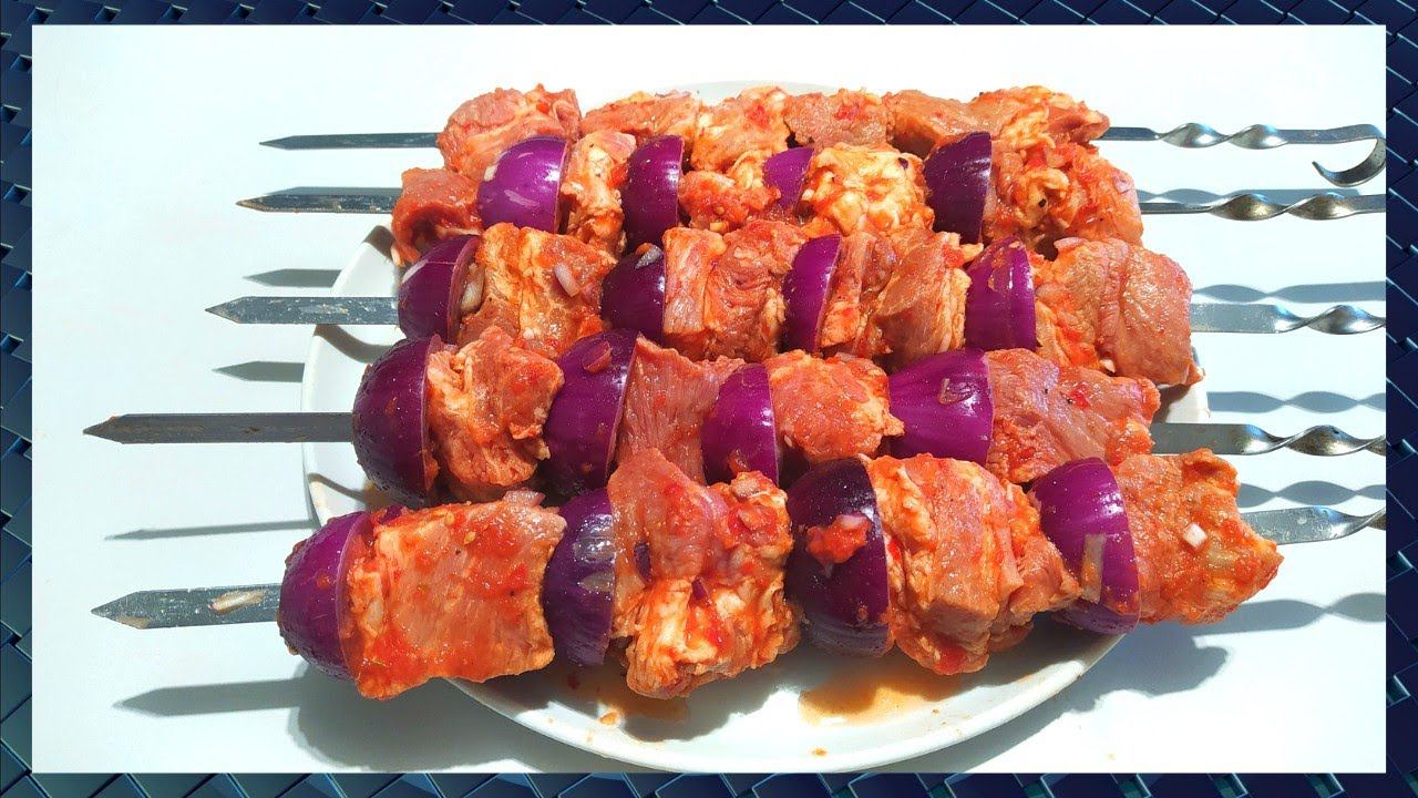 Оригинальный и очень вкусный маринад для шашлыка. An original and delicious barbecue marinade.