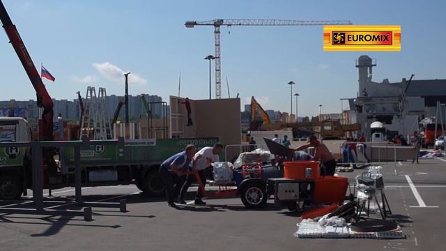 ВЫСТАВКА СТТ 2015 | Смеситель-пневмонагнетатель EUROMIX 320 D TRAIL