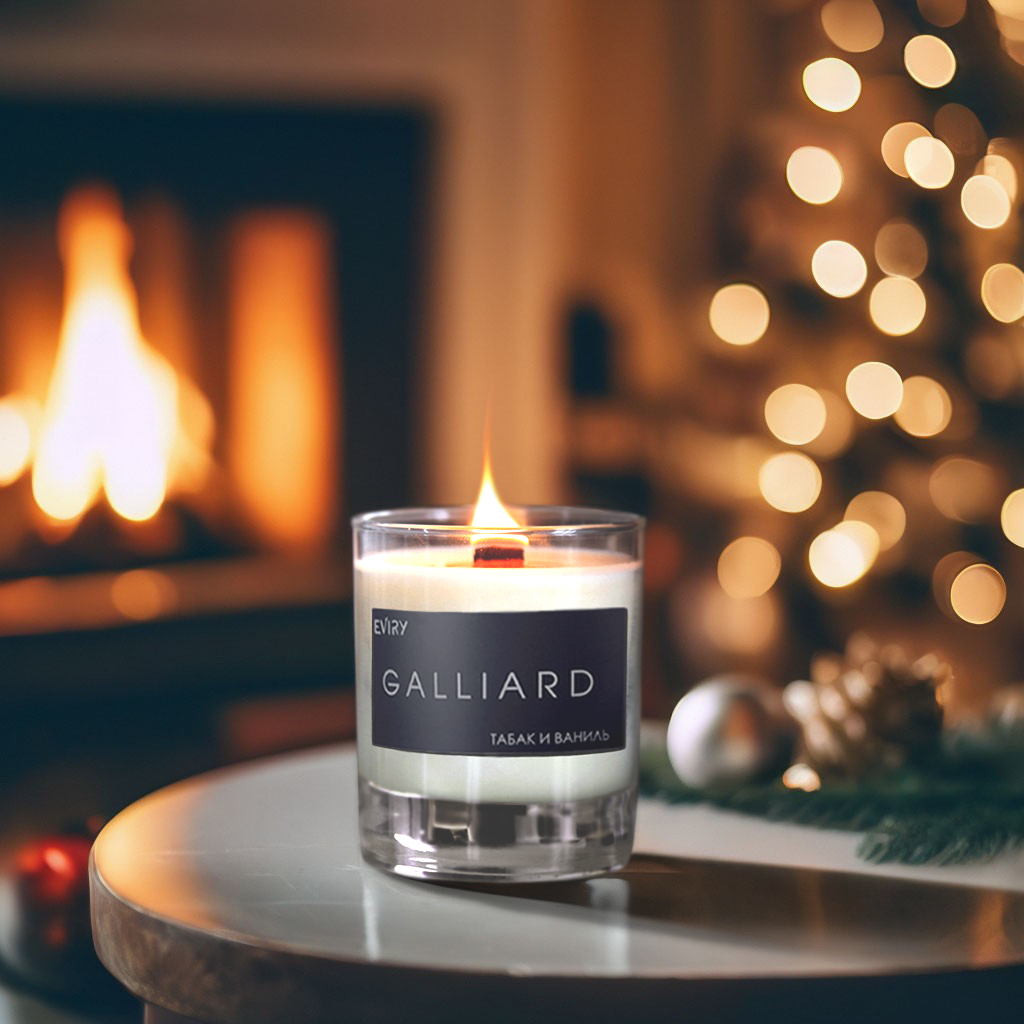 Ароматические свечи и диффузоры. Свеча с деревянным фитилем и ароматы для дома EVIRY. Итоги года.