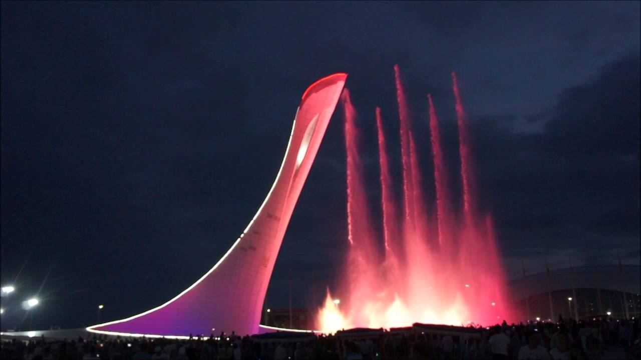 Олимпийский парк - шоу фонтанов