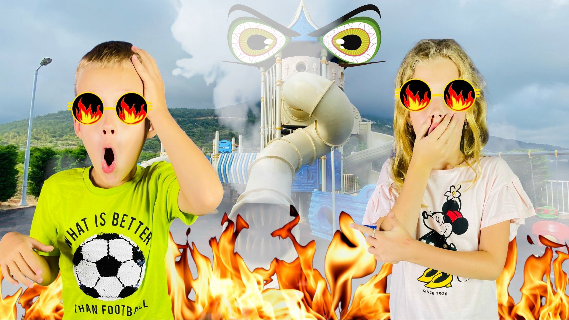 Горка Пожиратель взорвалась!