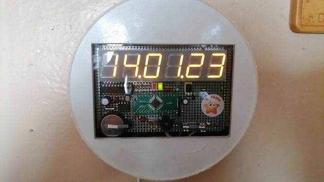 Часы на LED кухонные