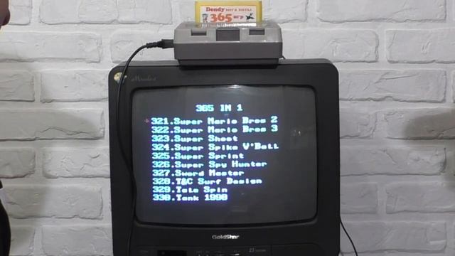 Обзор на картридж 365 игр Мега хиты Денди
