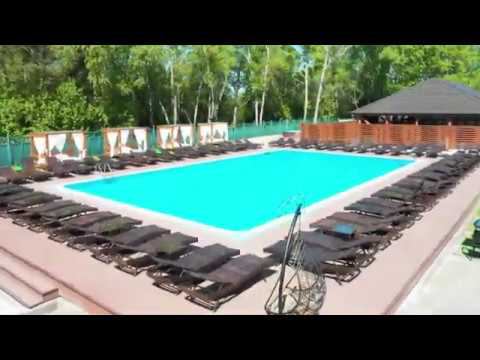 Самый большой бассейн в Новосибирске. Парк-отель "Сосновый бор"