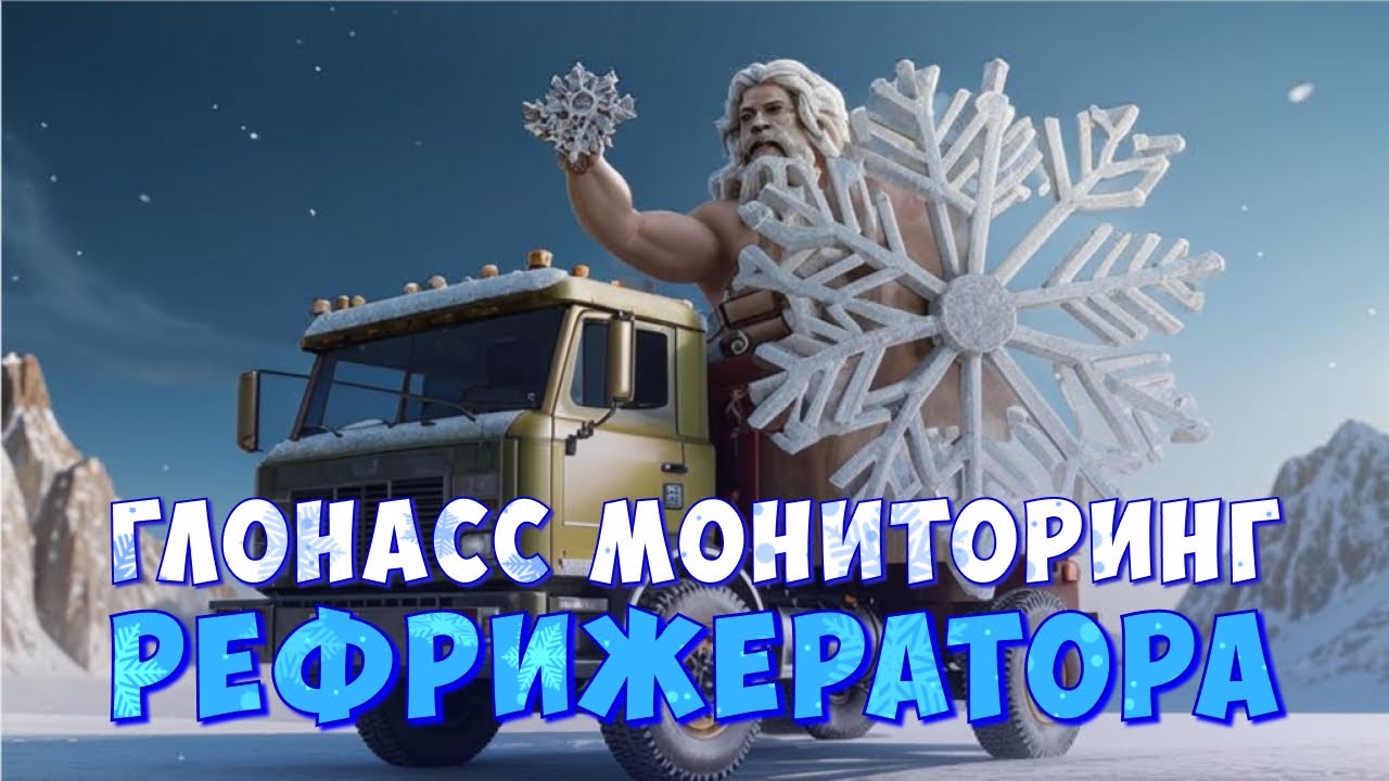 Мониторинг температуры рефрижераторной установки. Контроль по ГЛОНАСС и GPS
