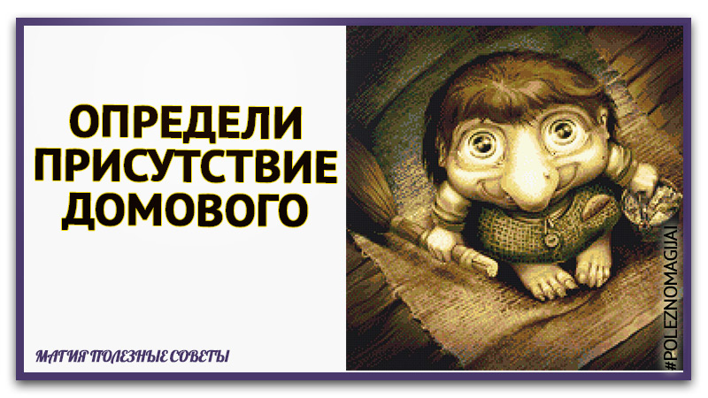как проверить и узнать есть ли дома домовой. дома домовой признаки.