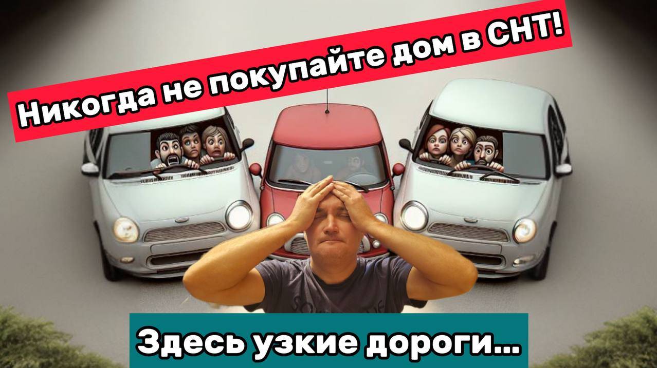 Узкие дороги в СНТ... Как разъехаться?