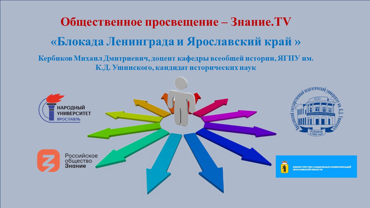 "Блокада Ленинграда и Ярославский край"