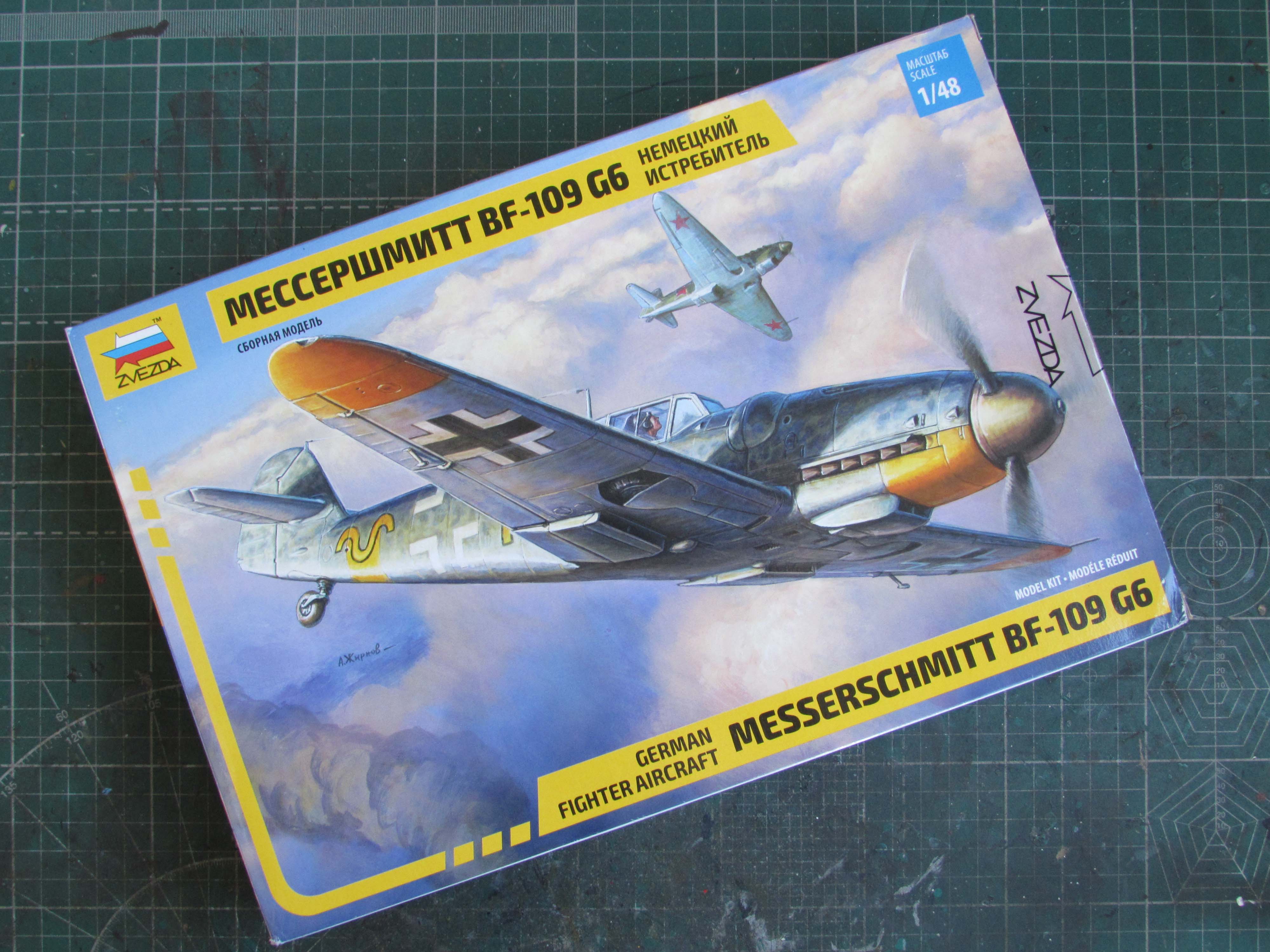 Немецкий истребитель Messerschmitt Bf 109 G6