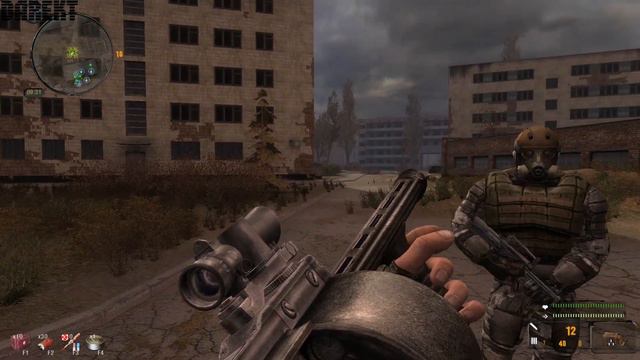 ▶S.T.A.L.K.E.R.: Белый отряд. Сталкер Фантом. Снайпер Монолита и встреча с Наемниками. #4