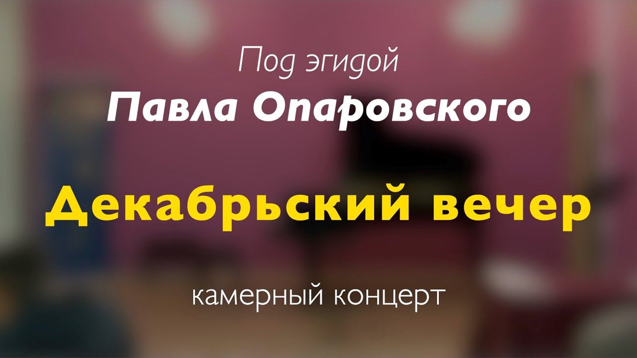 Декабрьский вечер 11.12.2021