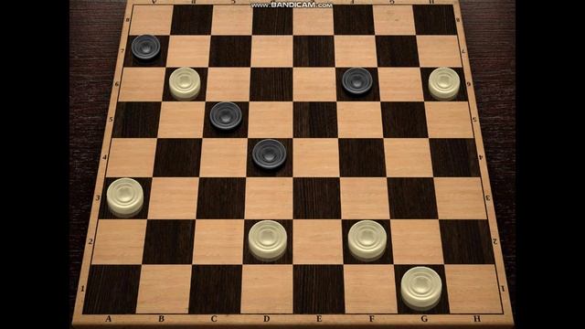 Финальный удар шашкой a5