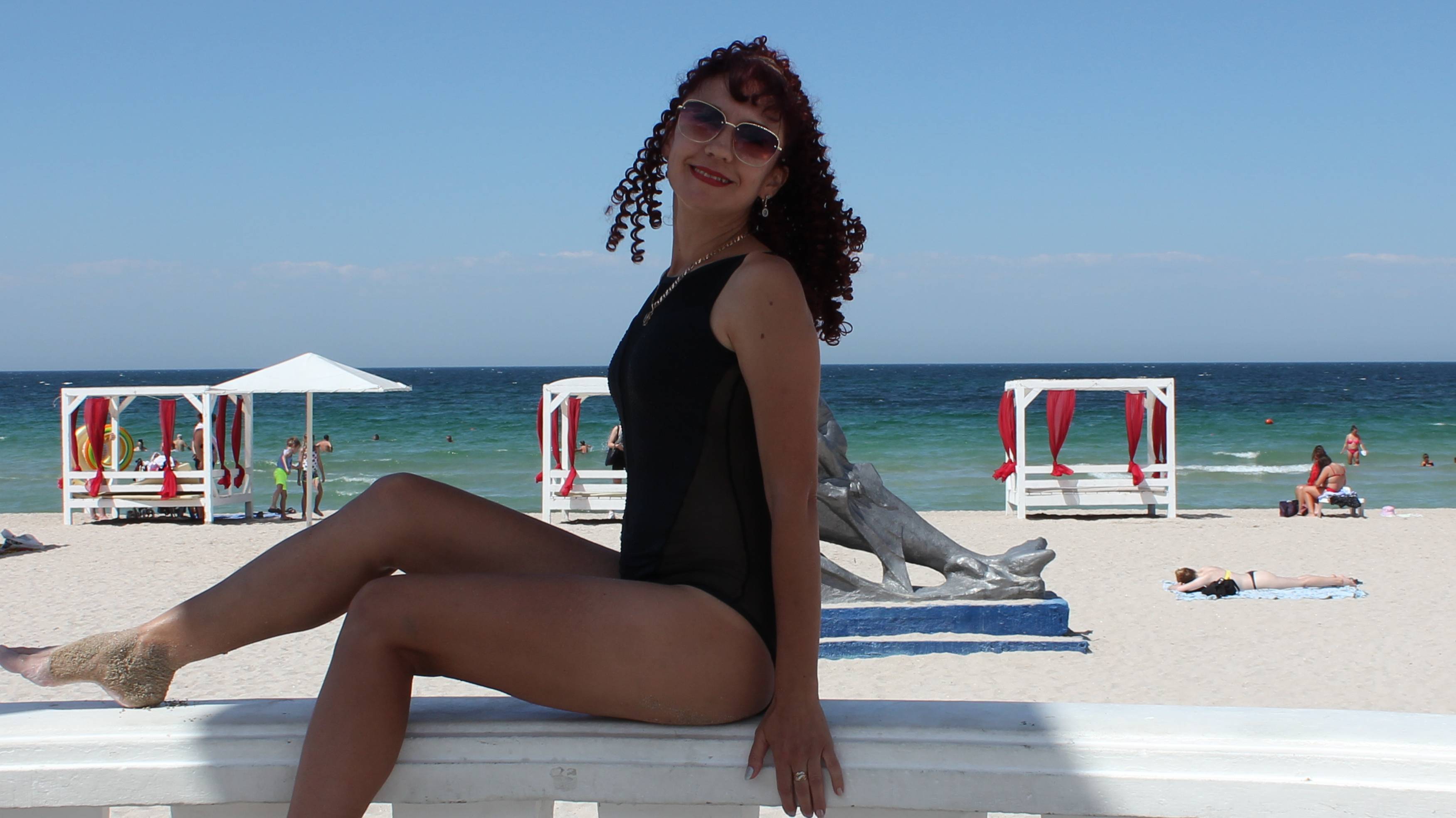 Лучшие пляжи Крыма. Черноморское 2022. Встреча с Машей "Блондинкой из Крыма".