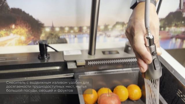 Мойка кухонная многофункциональная Dikalan KN754508