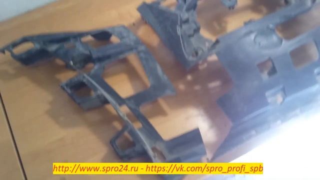 SPro®  ✅ Сращивание КАРКАСА бампера GLx164 из доноров ? Сварка п.mp4