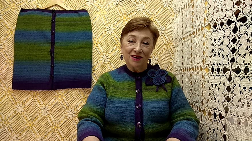Юбка "Лаванда". Мастер-класс по вязанию крючком от О. С. Литвиной.