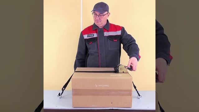 Мощный ремень для лодок и крепления грузов в прицепе. Тип крюк-крюк.