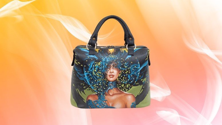 Саквояж каркасный "Малефисента" Pelle-Volare