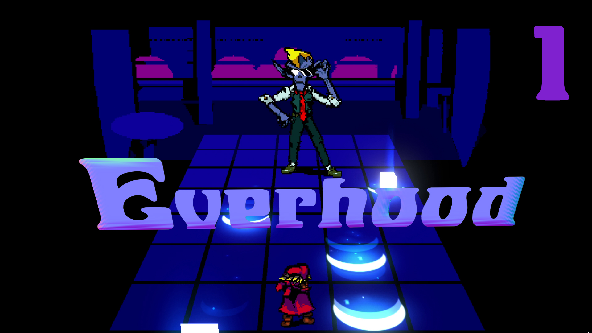 Прохождение на русском Everhood - графика в стиле ретро, боевая система основана на ритме (часть 1)