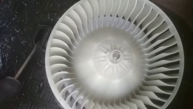 Установка вентилятора отопителя Прадо 120