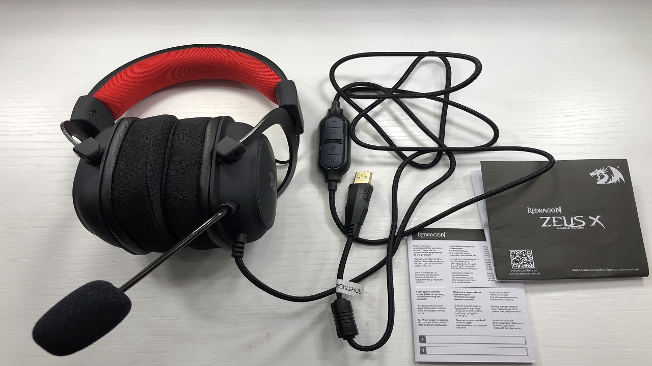 Обзор наушников Redragon Zeus X