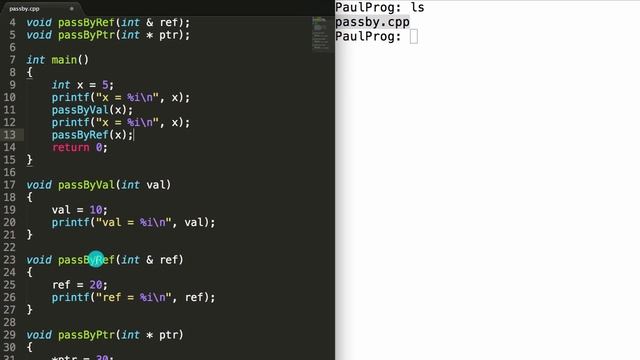 What is the Difference Between Pass By Value, Pass By Reference, and Pass By Pointer, C++