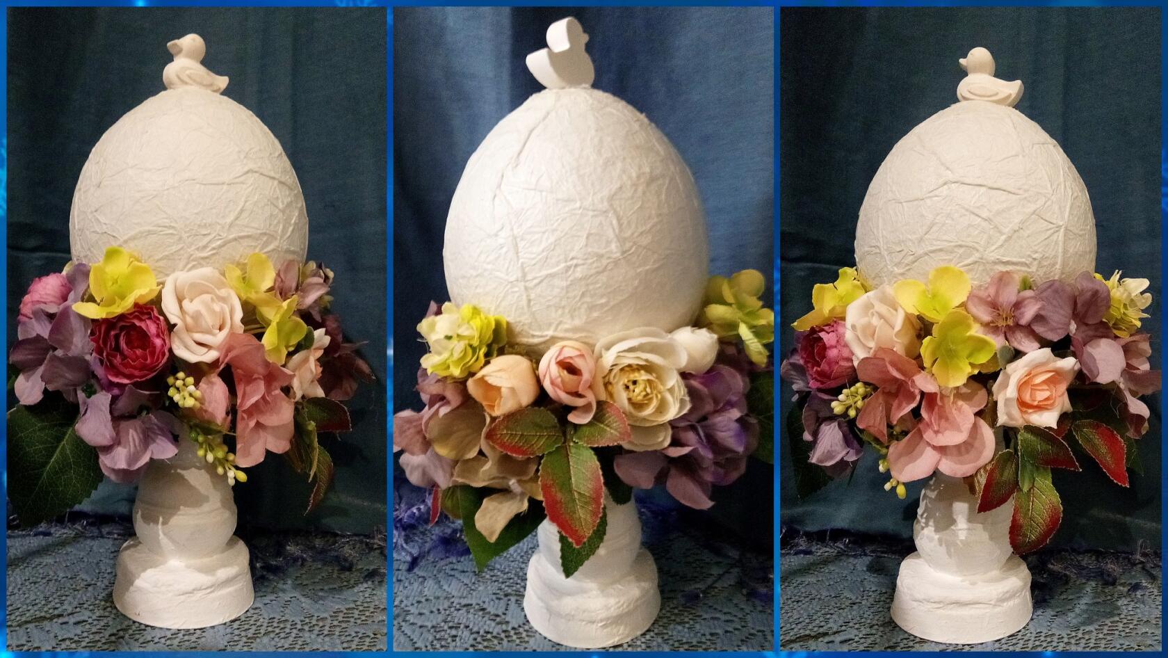 Классная идея для Пасхи! Пасхальное яйцо на ножке своими руками.