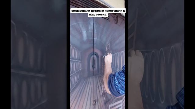 3д рисунок на гаражных воротах в Сочи