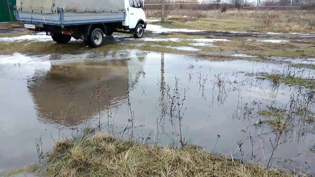 Тамбовщина. 2023 год.  12 марта. Половодье.