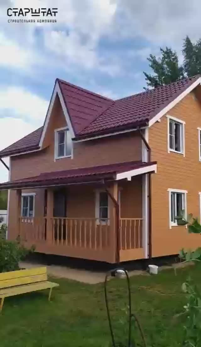 Дом 7.5х8 каркасно-щитовой - Обзор