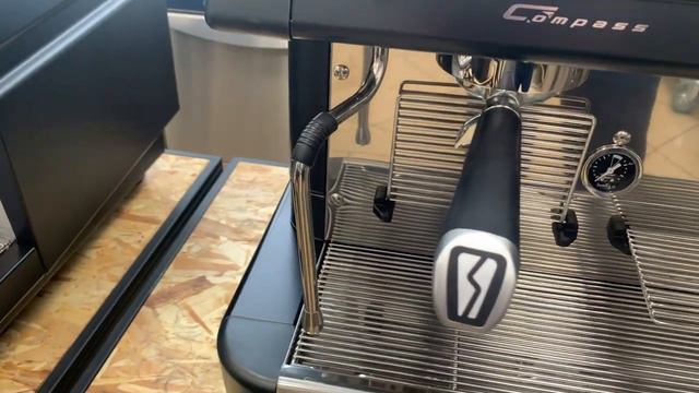 Обзор на рожковую кофемашину Fiamma Compass 2 SE Compact TC Black#fiamma#Кофе#Кофемашина