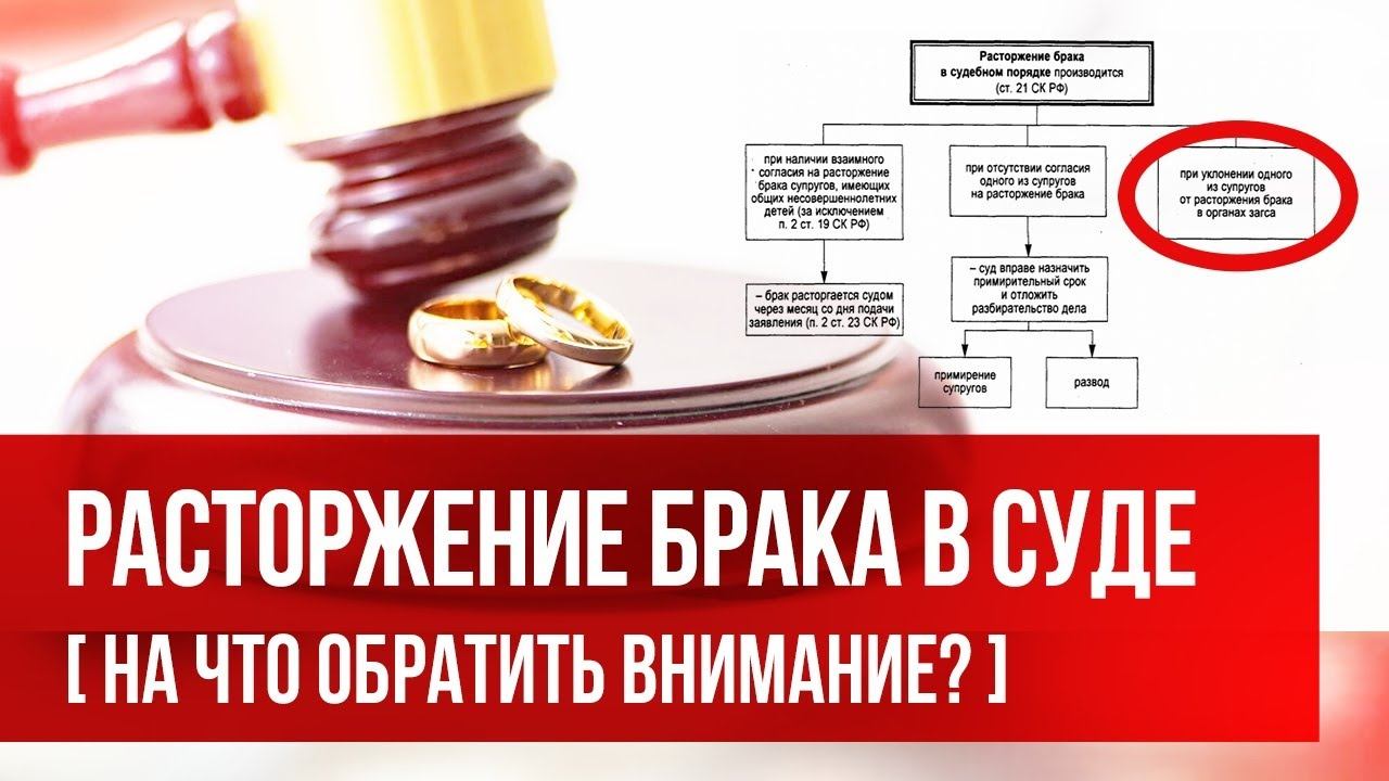 Расторжение брака в суде. На что обратить внимание?