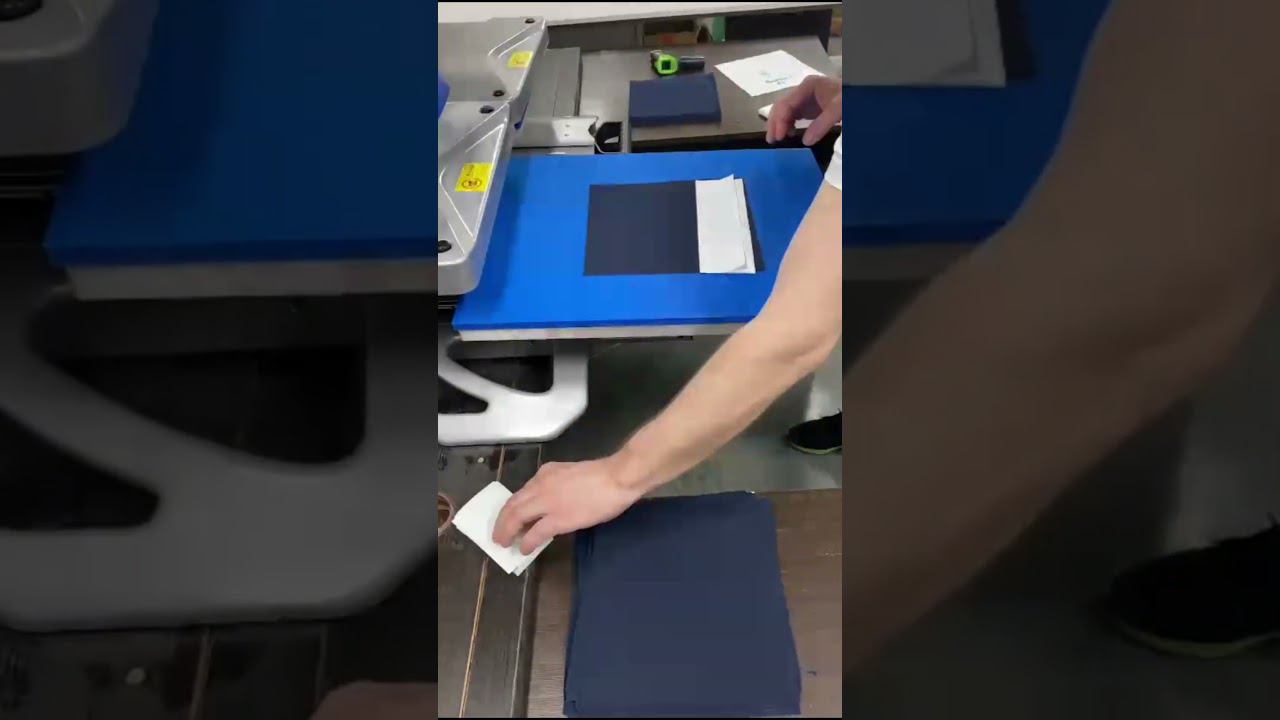 Термопресс пневматический п/а TECHNOPRINT TOT4050 (40*50см). Инструкция по печати на крое. #shorts