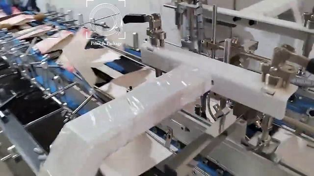 Фальцевально склеивающее оборудование ZH-G. Производство коробок для цветов