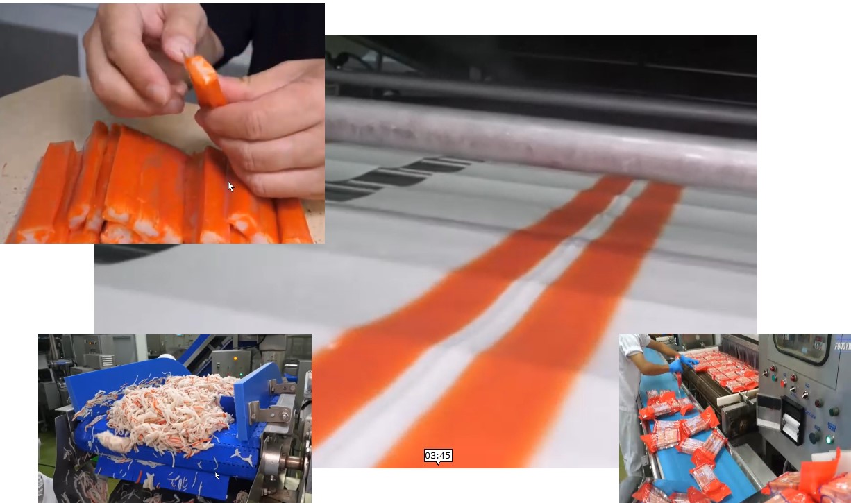 Таиланд Крабовые палочки из сурими