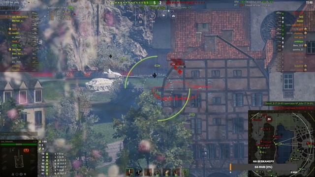 World of tanks ➤ Дерзкая тактика на блохе ➤ Топовый дамаг.mp4