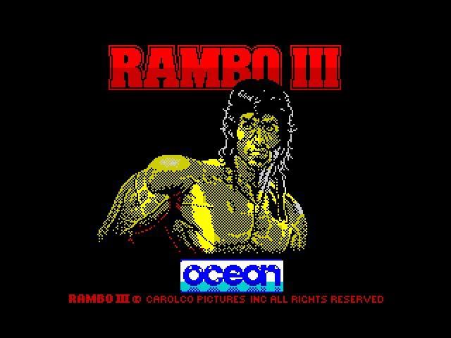 Rambo 3 на ZX spectrum