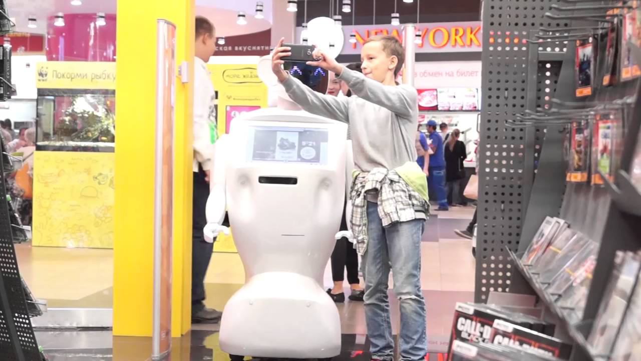 ССТ Кобра - Кобработ. Робот в ТЦ Галерея. Новосибирск