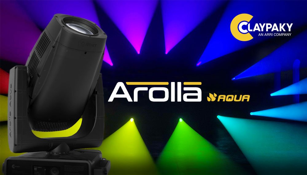 Видеопрезентация прожектора CLAY PAKY AROLLA AQUA (на русском языке)