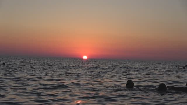 Закат в Адлере в начале сентября 2023 года