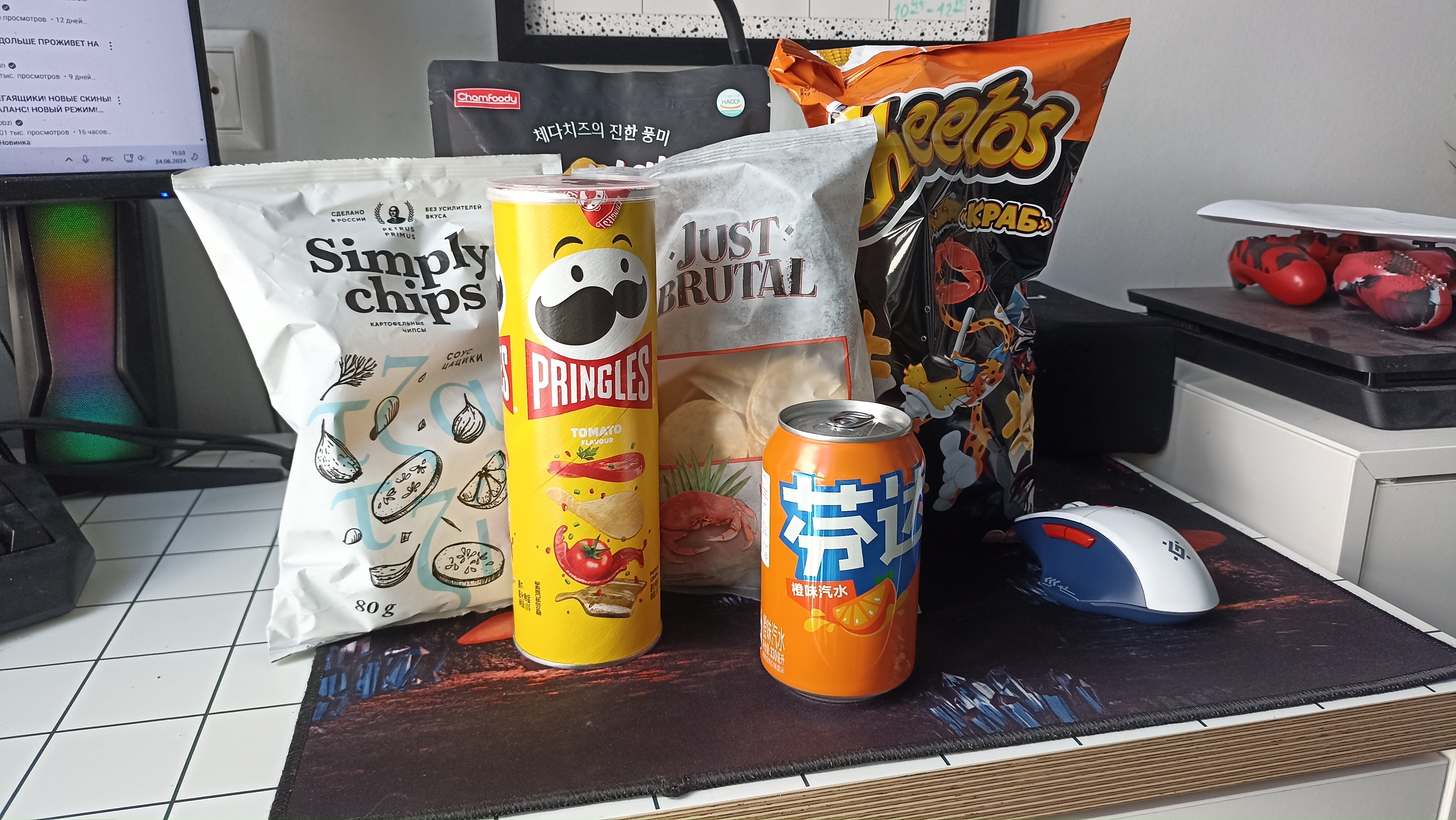 Китайские сладости!? + Чипсы + Китайская Фанта