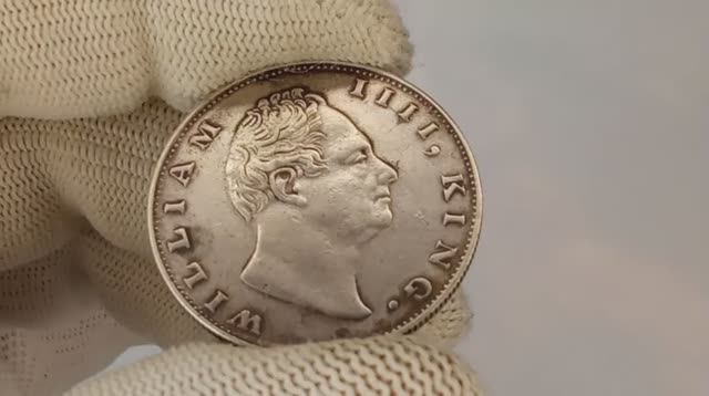 Индия - Британская 1 рупия, 1835 года.