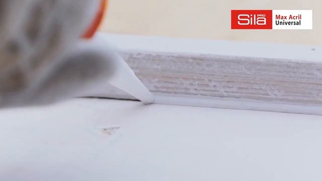 Какой герметик выбрать для дерева и заделки швов Акриловый герметик Sila PRO Max Acril Universal.