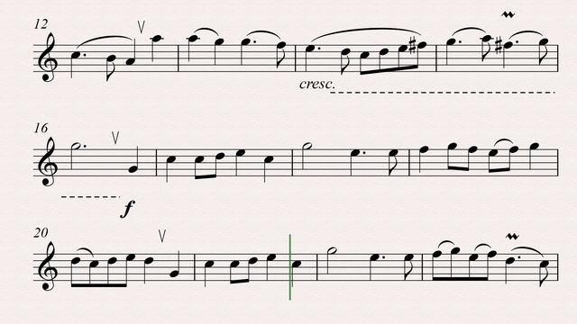 Шарпентье Прелюдия - ноты и видео-минусовка для саксофона сопрано, темп 100