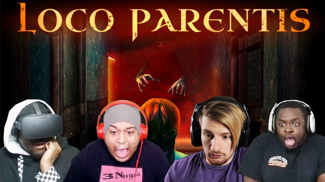 Стримеры орут от страха играя в хоррор Loco Parentis!