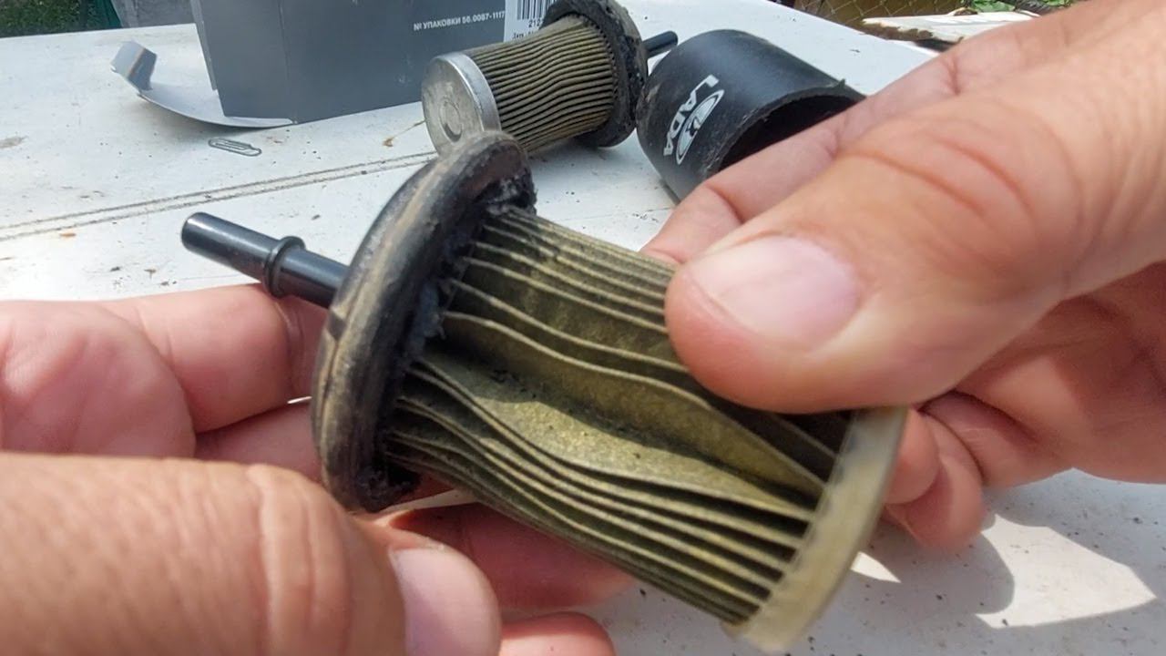 LADA GRANTA FL Что внутри топливного фильтра с пробегом 35000 км